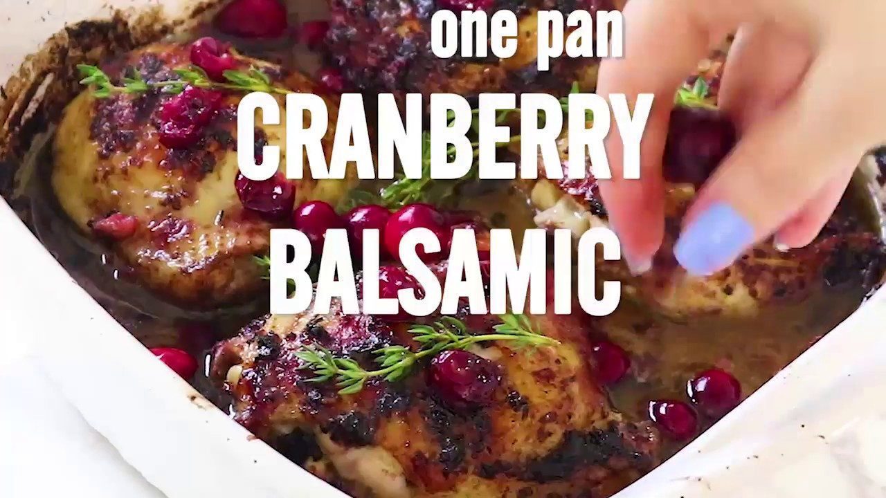 One Pan Cranberry Balsamic Roasted Chicken | KIFT – The LIFT FM